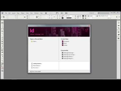 02 Getting Started with InDesign CS6 - YouTube