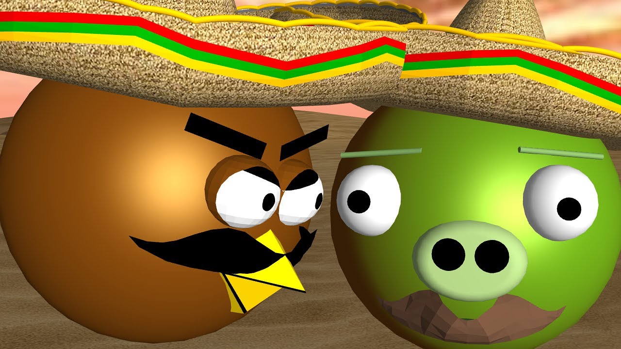 PÁJARO ENOJADOS 3D ♫ ♪ ♫ ♪ ♫ ANIMATED TRAILER ☺ Pájaro Enojados ...