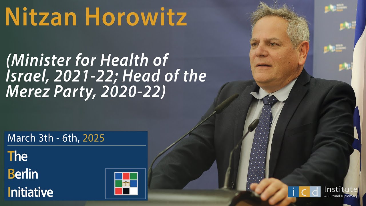 Nitzan Horowitz (Minister for Health of Israel, 2021-22; Head of the ...