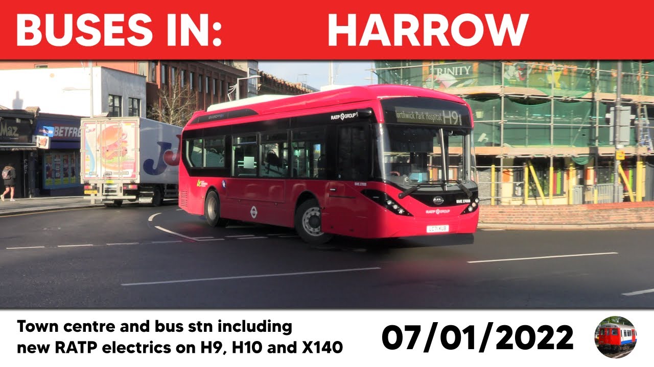 London buses in Harrow 07/01/2022 - YouTube