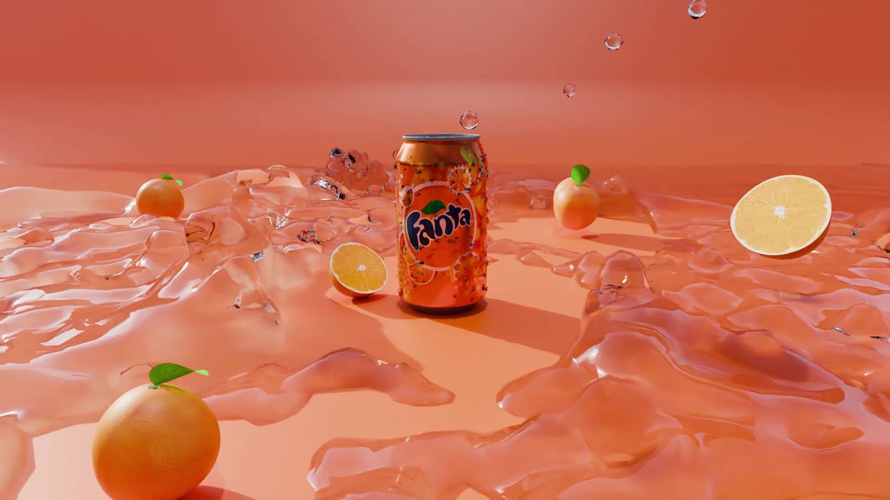 3D Advertisement For Fanta in Blender - YouTube