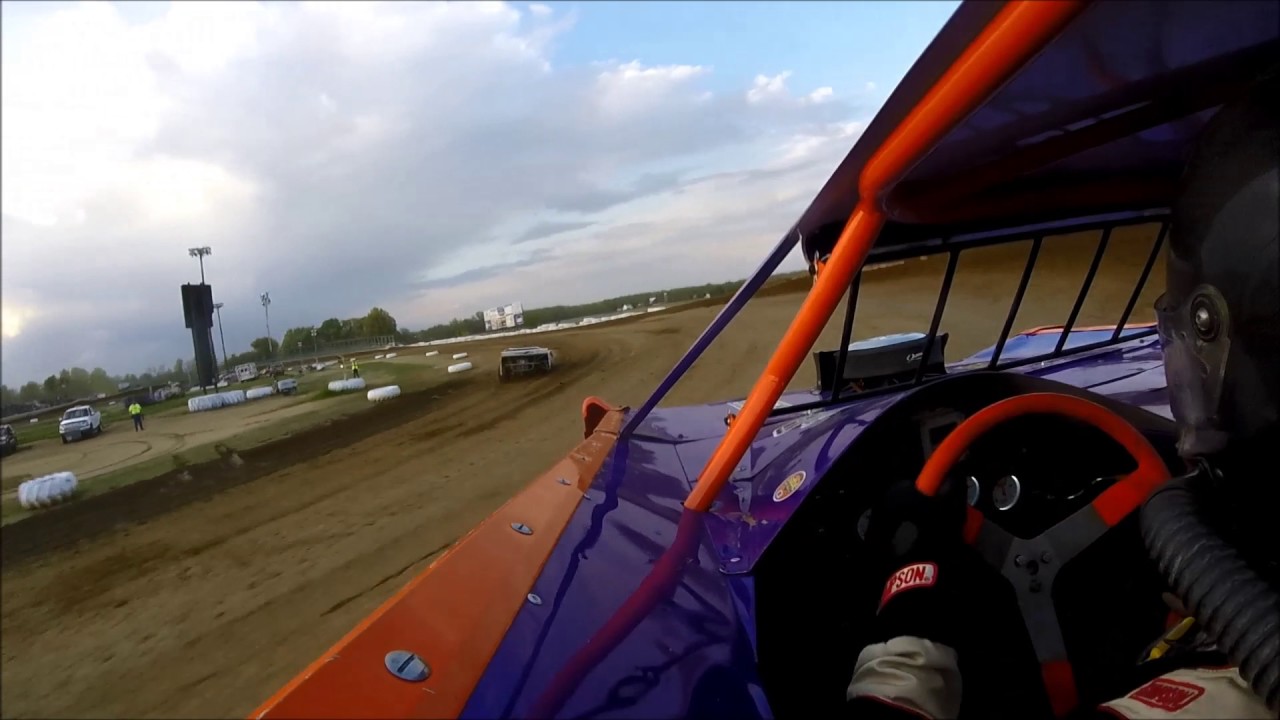 Dave Hess GoPro Heat @ Wayne County Speedway 5-13-17 - YouTube