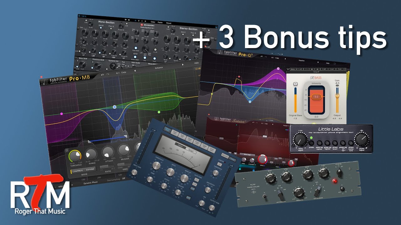 My top 5 Plugins for shaping Low End (in a mix) - YouTube