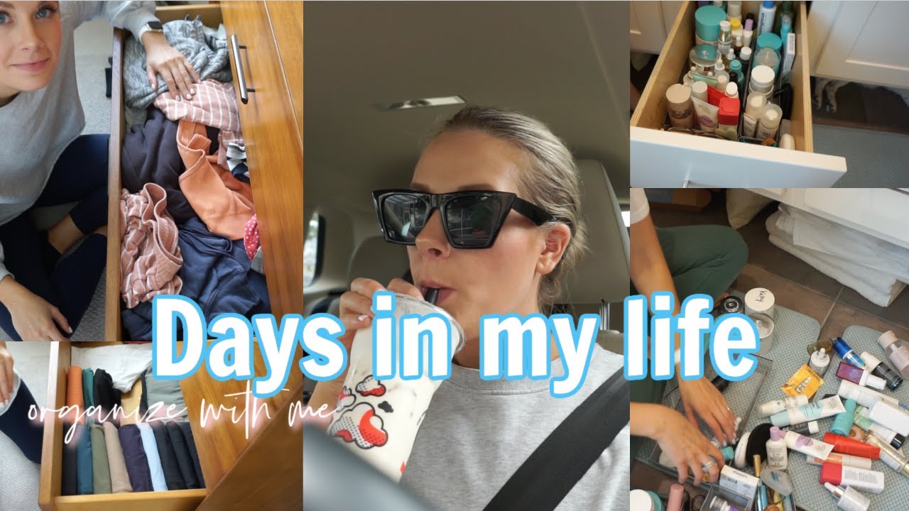 DECLUTTER & ORGANIZE WITH ME | CLOSET & BATHROOM | EASY DINNER IDEAS ...