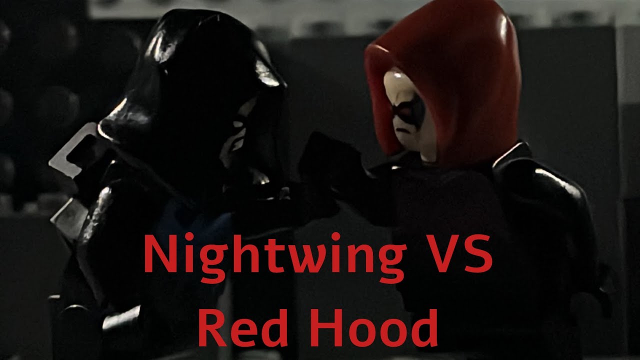 Lego Nightwing Vs Red Hood - Lego Stop Motion - YouTube