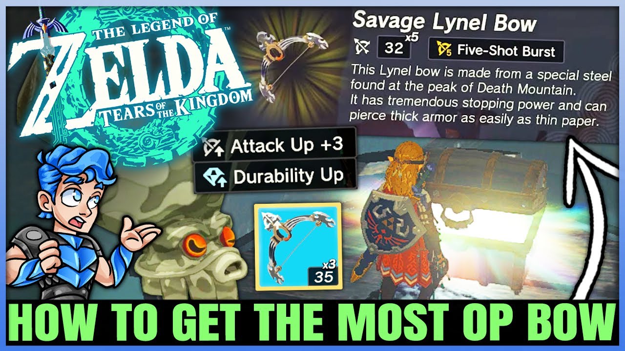 How to Get the Secret BEST 5 Shot INFINITE Durability Bow Easy & Fast - Tears of the Kingdom ...