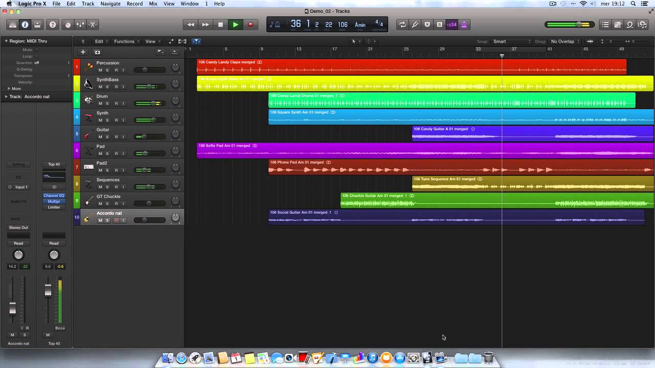 Logic Pro X song (Demo_02) - YouTube