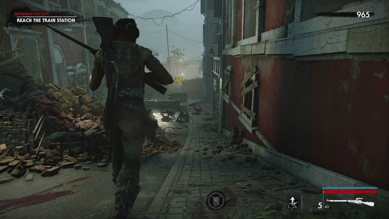 Zombie Army 4 - 1. Reporting In 1/3: Mosin-Nagant Headshots, Curb Stomp ...