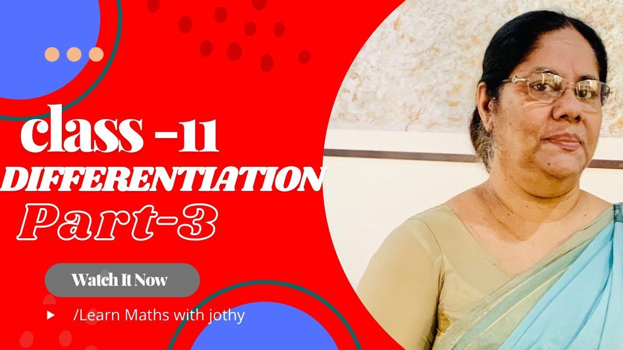 CLASS 11 DIFFERENTIATION BASIC(PRODUCT RULE ) PART 3. - YouTube