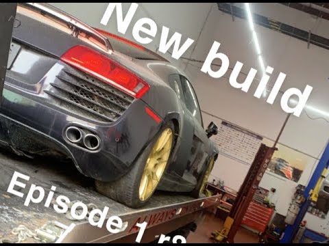 Audi R8 salvage rebuilt episode 1 - YouTube