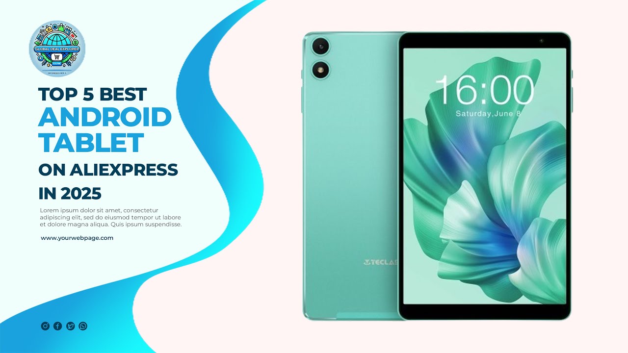 Top 5 Best Android Tablet on AliExpress in 2025 - YouTube