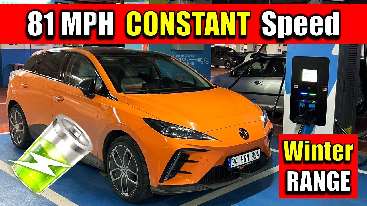 MG4 EV Winter Range at 130 Km/h - YouTube