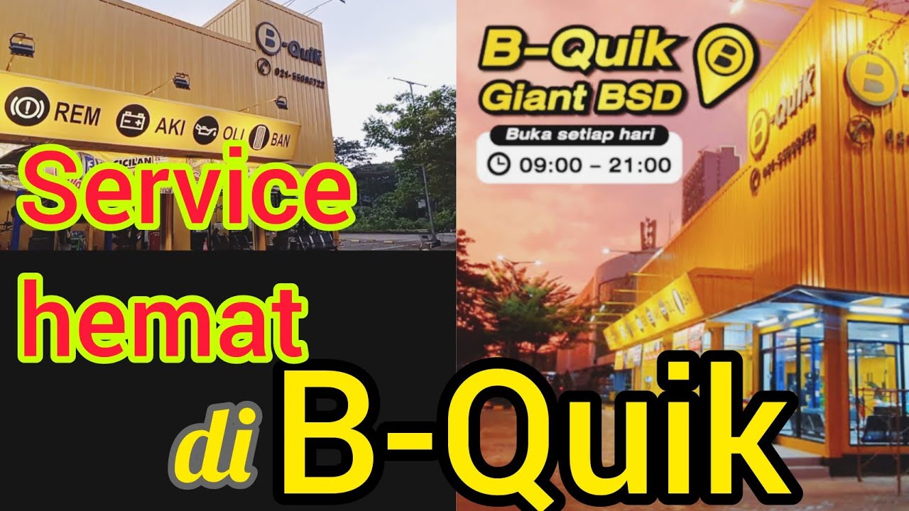 SERVICE CEPAT DI BENGKEL B-QUIK - YouTube