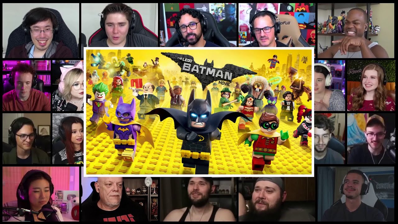 The Lego Batman (2017) Reaction Mashup - YouTube