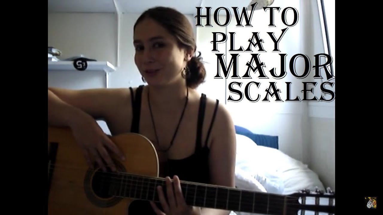 How to play major scales No1 with FREE TABs!! - YouTube