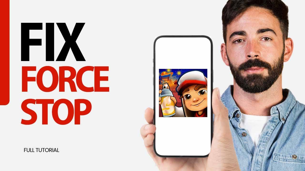 How To Fix Force Stop On Subway Surfers Game App 2025 - YouTube