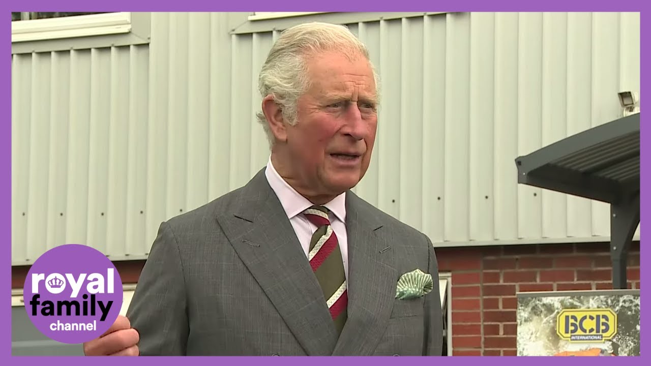 Prince Charles Tests PPE During Visit to BCB International in Cardiff ...