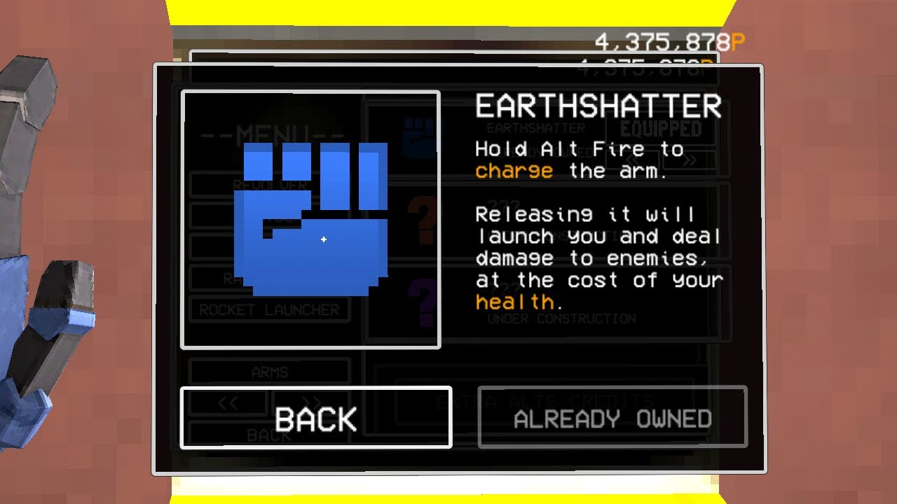 ULTRAKILL MOD // EARTHSHATTER ARM - YouTube