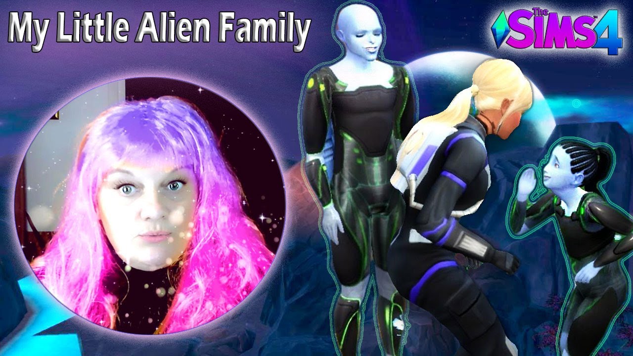 THE SIMS 4 MY LITTLE 👽 ALIEN FAMILY🛸 - YouTube