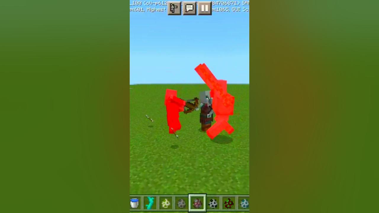 Iron Golem Vs Pillager In Minecraft Youtube