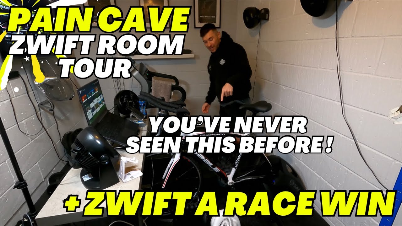 MY PAIN CAVE ZWIFT ROOM TECH TOUR 🔥 - YouTube