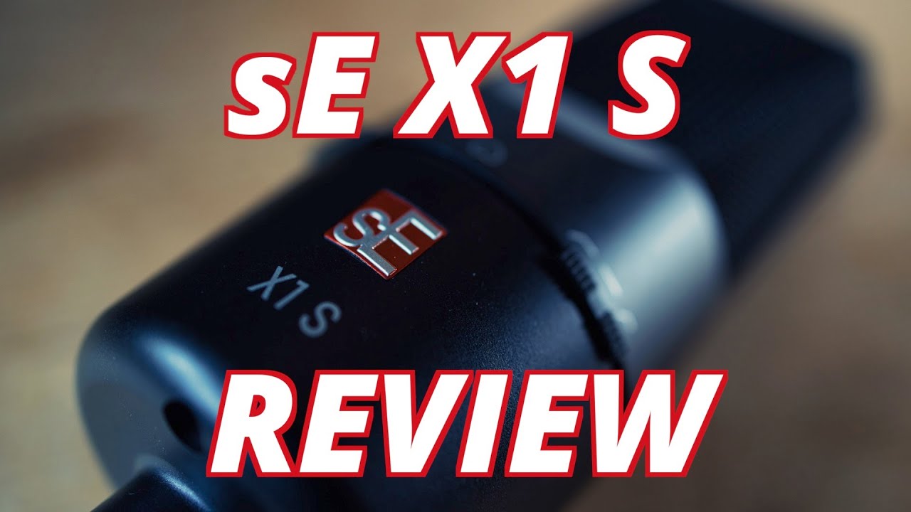 sE Electronics X1 S Review for spoken word - YouTube