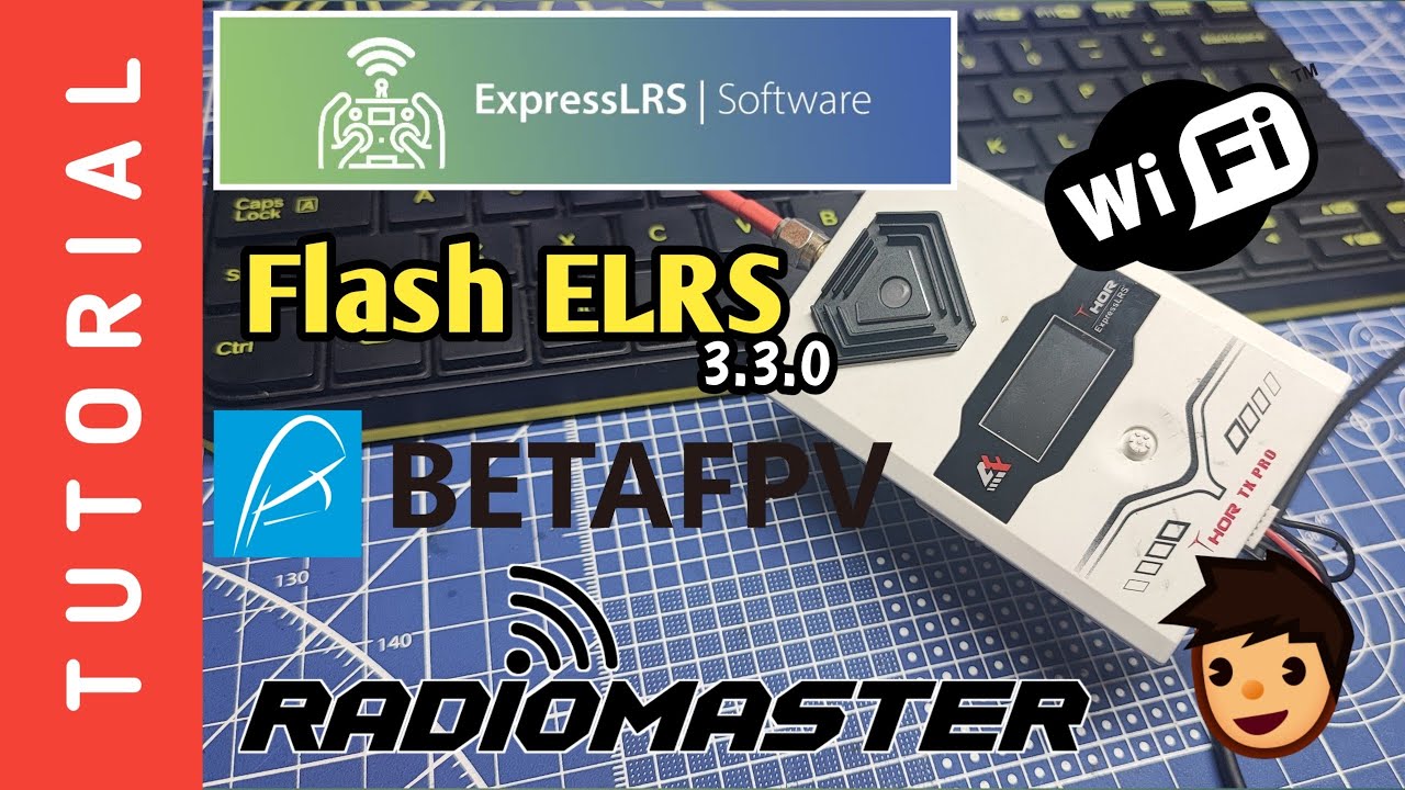 Tutorial gampang flash ExpressLRS ELRS pakai wifi - YouTube