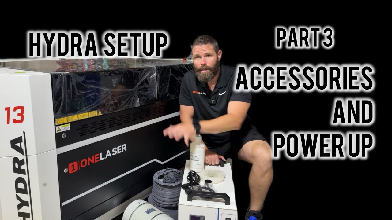 Hydra 13 Laser Setup | Part 3 - Installing Inline Fan, Air Pump & Water ...