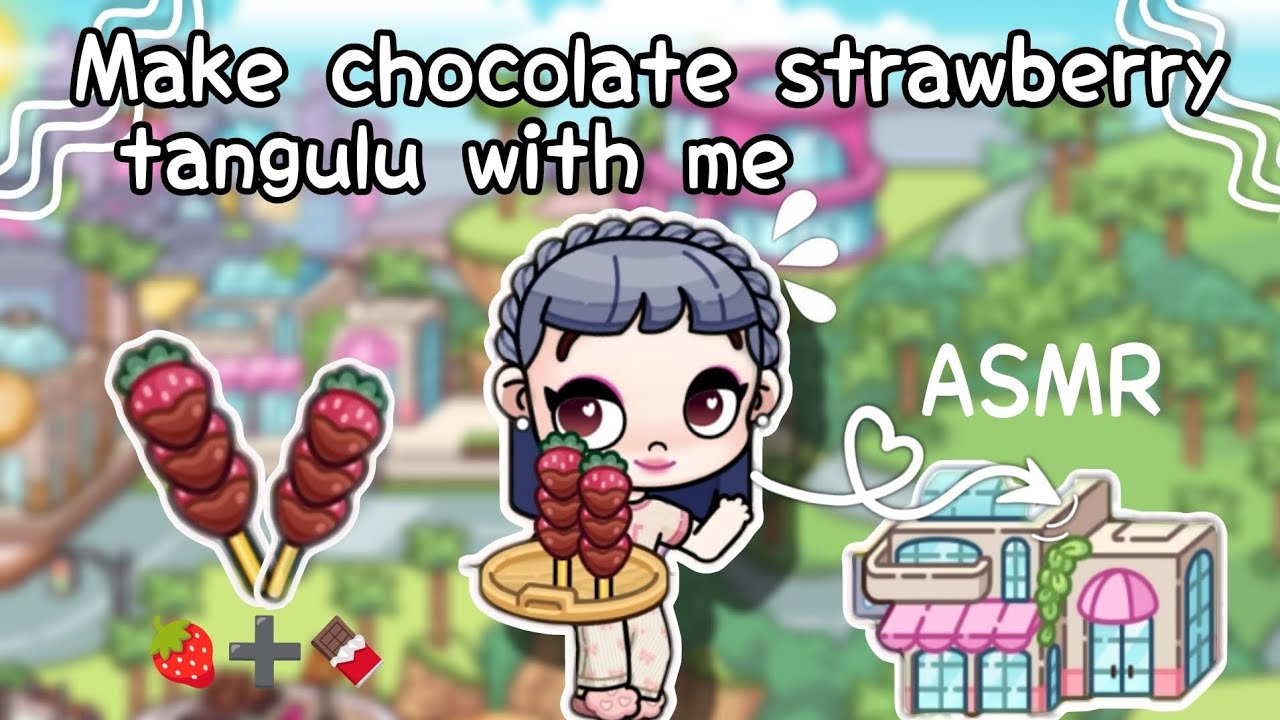 Make chocolate strawberry tangulu with me | Avatar world | Pazu - YouTube