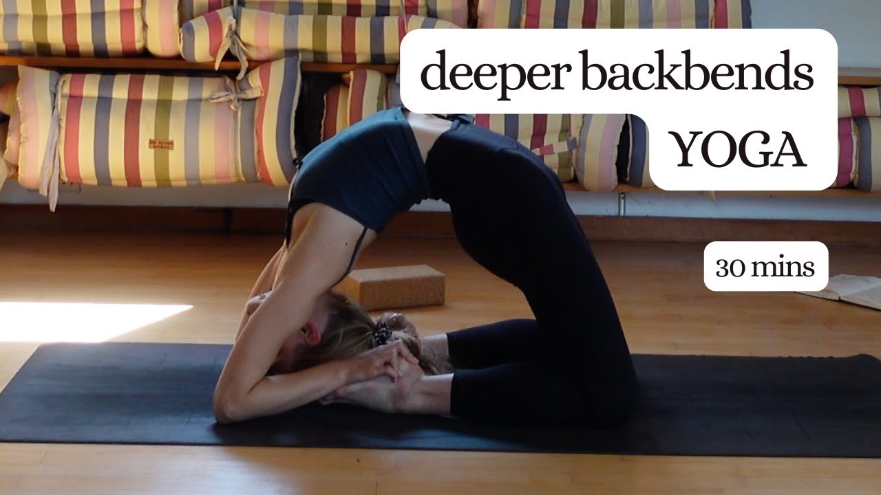 30-min intermediate yoga practice for deep backbends | do kapotasana ...