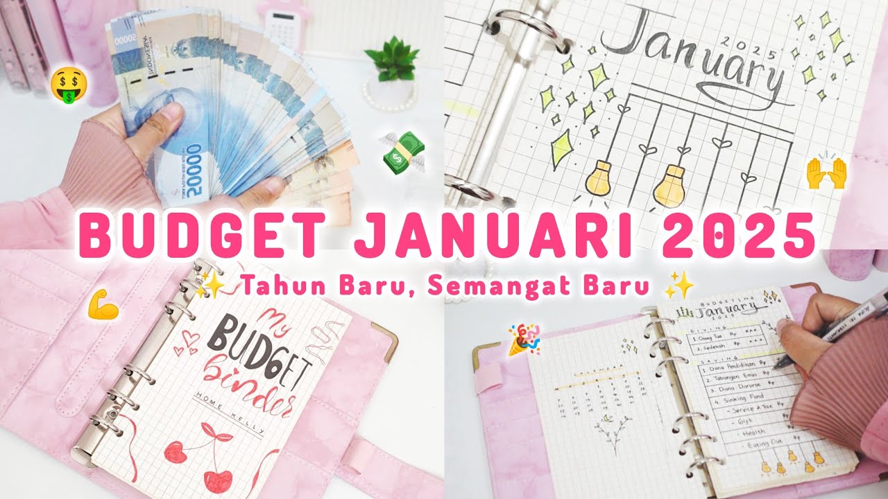 BUDGETING JANUARI 2025 | Mengelola Budget 2 Juta Untuk Sebulan - YouTube