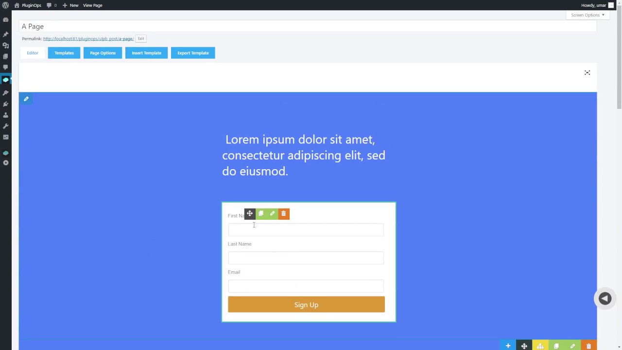 PluginOps Page Builder Quick Tour - YouTube