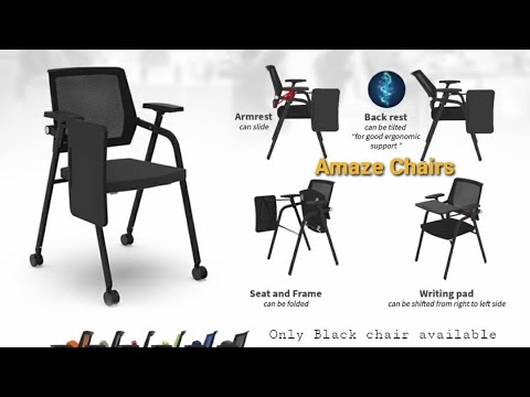 Amaze Chairs | Training | Tablet | Institute Chair - YouTube