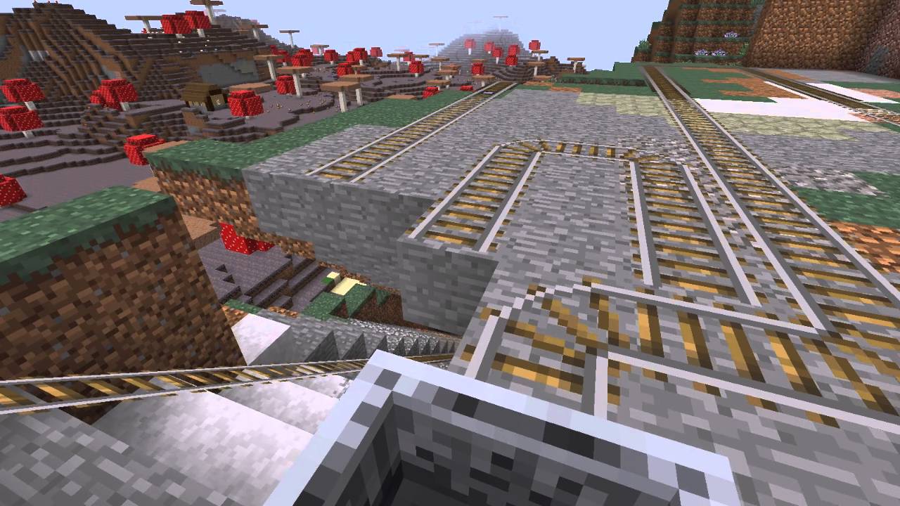 My little rail system - YouTube