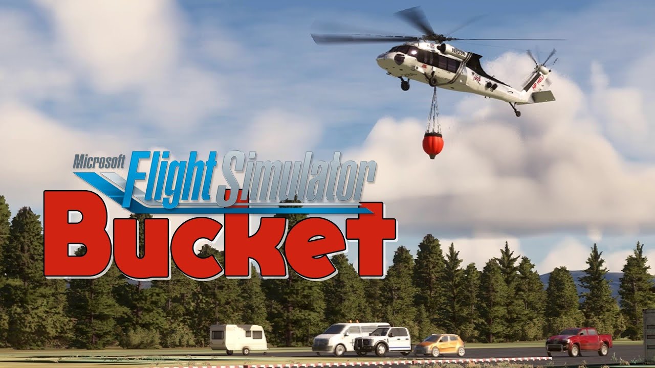 Blackhawk Helicopter with Firefighting Bucket in MSFS - YouTube