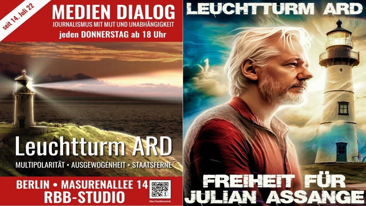 Mahnwache Leuchtturm ARD- RRB Landesrundfunkhaus Berlin -060423 - # ...