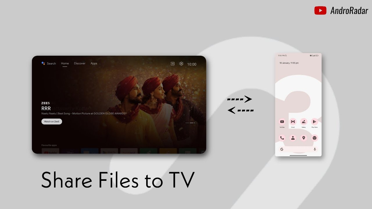 How to share files between Android TV & Phone | Google TV | @Andro ...