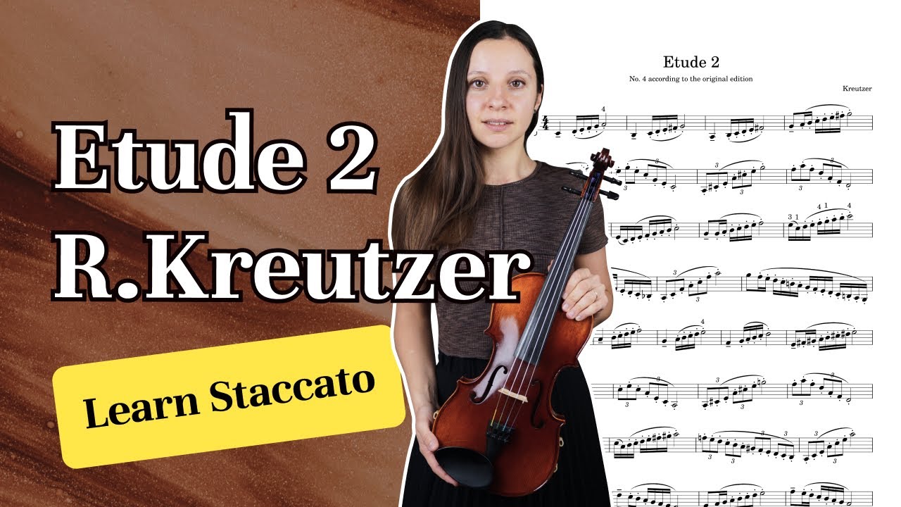 Staccato Made Simple! Step-by-Step Violin Tutorial with Kreutzer Etude ...