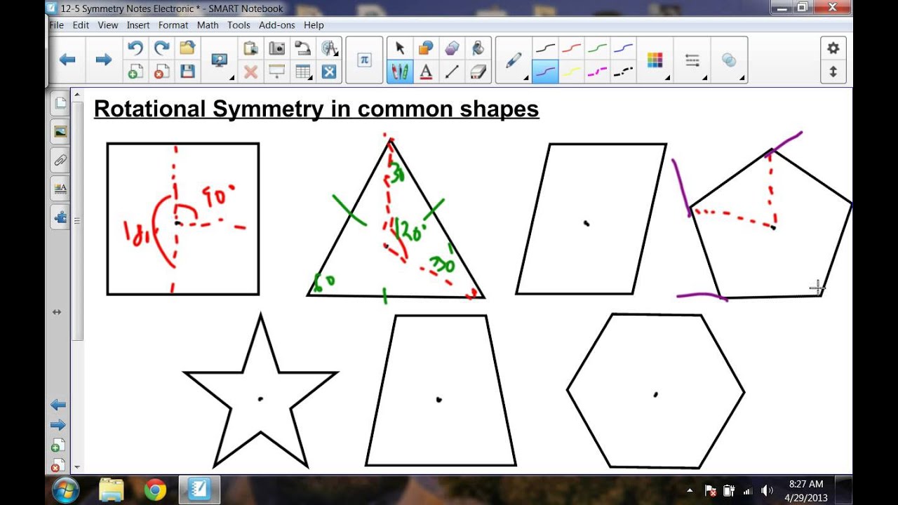 Geometry - Ch. 12.5: Symmetry (pt. 2 of 3) - YouTube