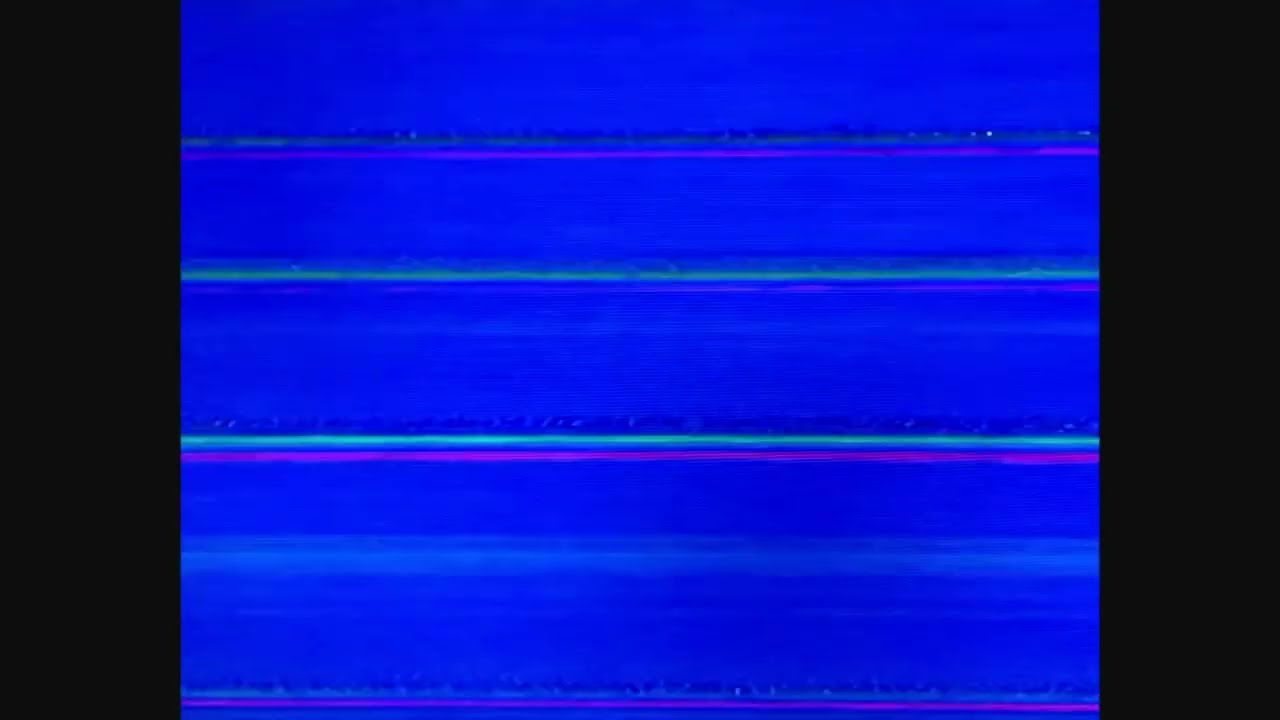 VHS Rewind Glitch Static Lines VCR Blue Screen Chroma Key - YouTube
