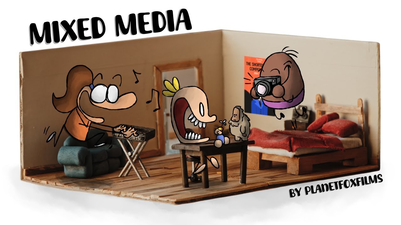 MIXED MEDIA - ANIMATED SHORT FILM - YouTube