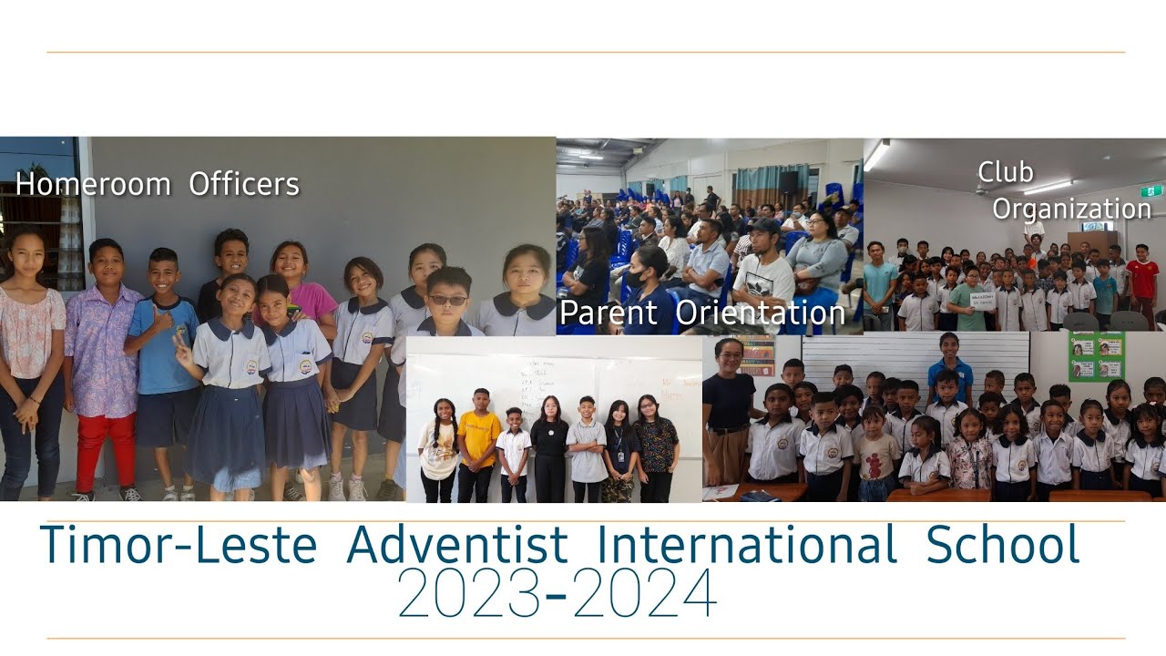 Orientation Week | Timor-Leste Adventist International School | AY 2023 ...