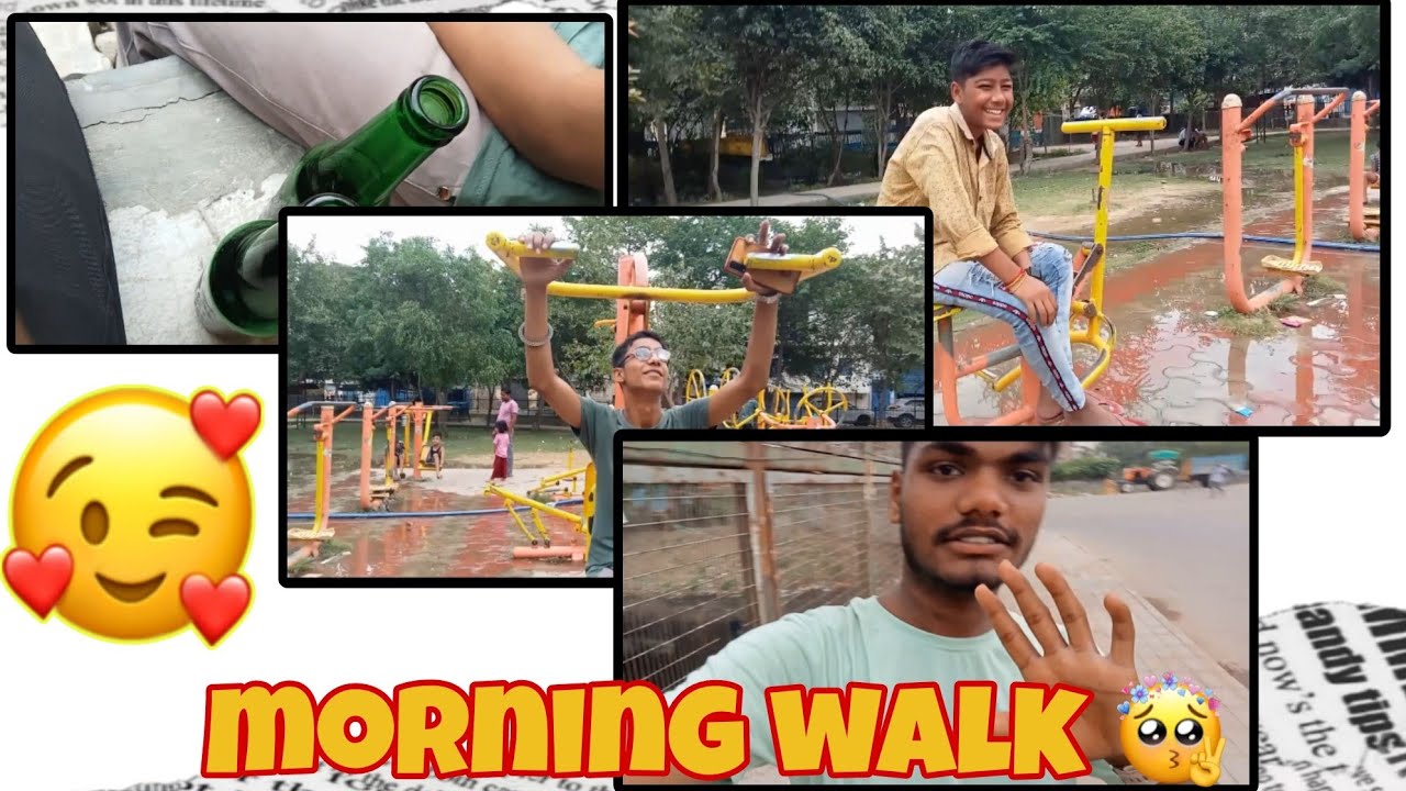 MORNING WALK WITH MY FRIENDS😇#morningwalk - YouTube