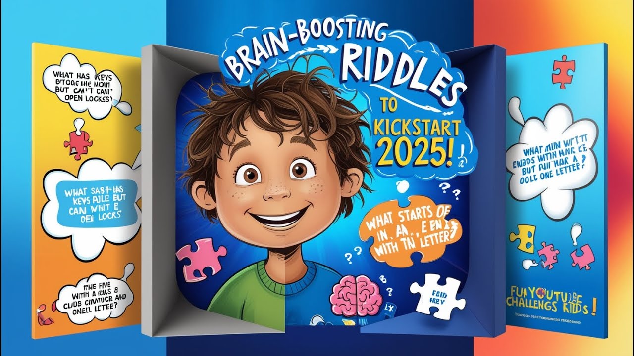 🧩 Brain-Boosting Riddles to Kickstart 2025! | Fun Challenges for Kids 🎉 ...
