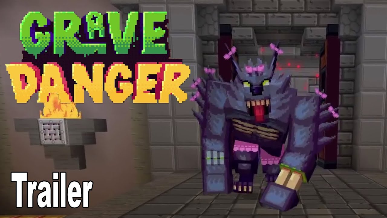 Minecraft Grave Danger - Reveal Trailer [HD 1080P] - YouTube