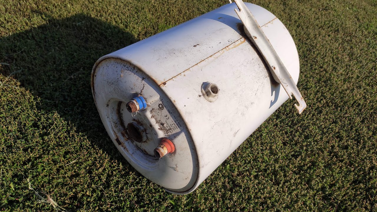 POWERFUL IDEA from an old water heater !!! - YouTube
