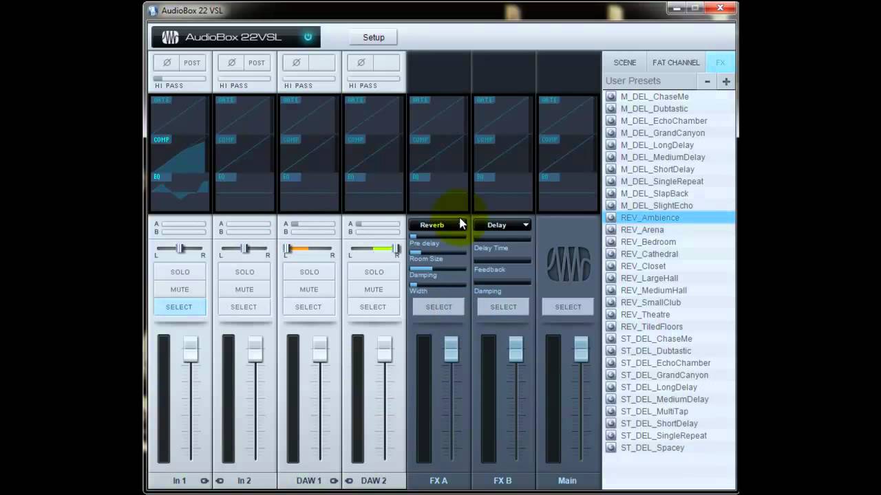 PreSonus VSL Software Overview For AudioBox 22VSL - YouTube
