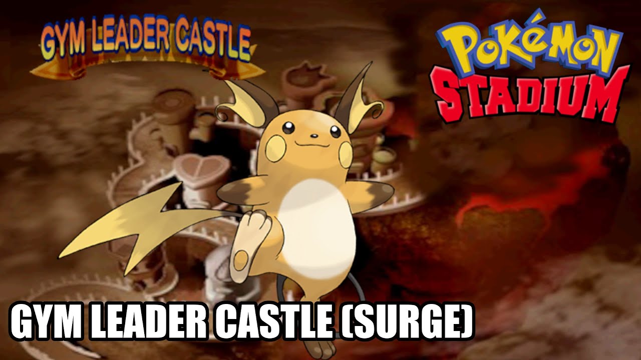 Pokemon Stadium - Gym Leader Castle (Surge) [Nintendo 64] - YouTube