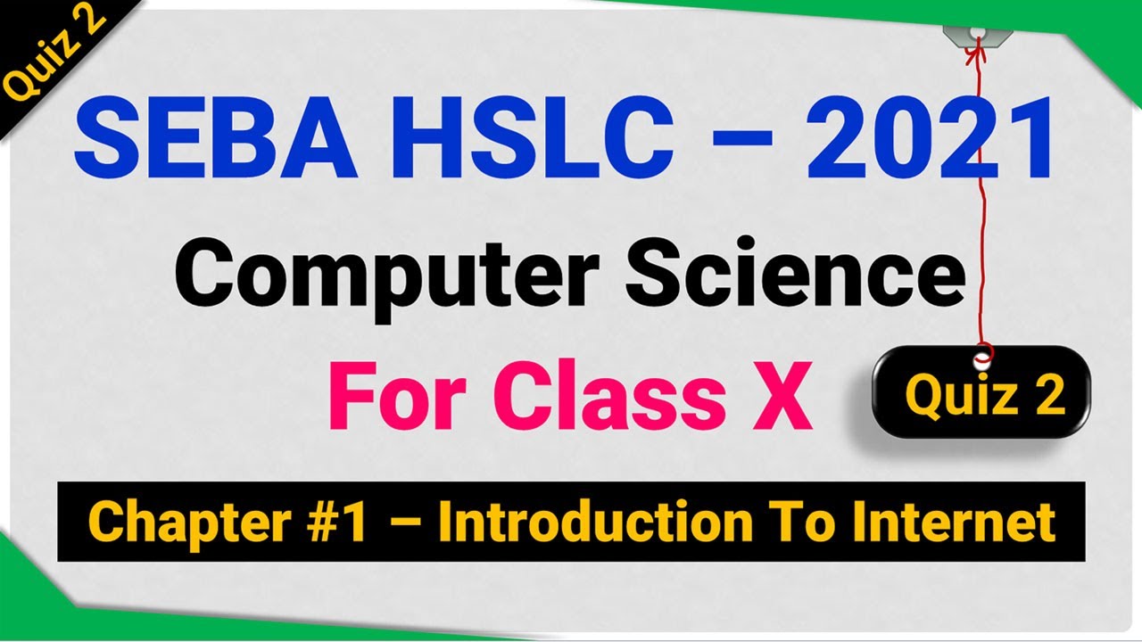 Chapter-1 SEBA COMPUTER SCIENCE - CLASS X (Q2) - YouTube