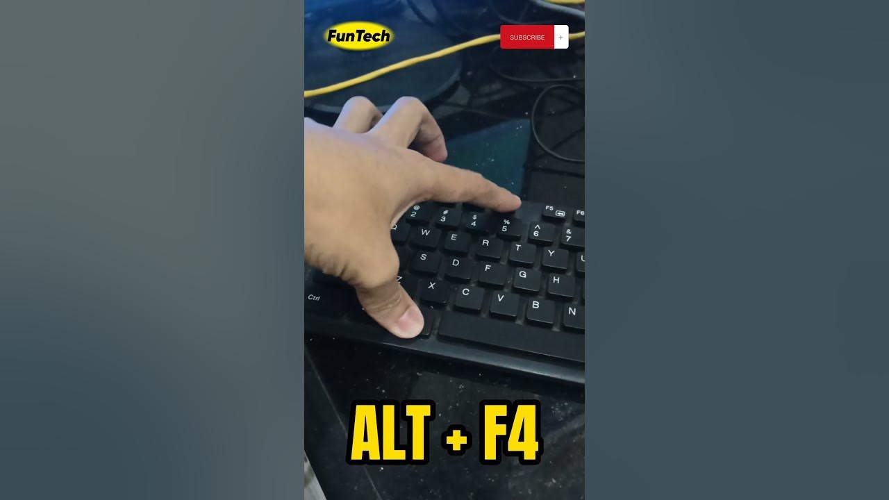 How to Shutdown your Computer Using keyboard #funtech #youtubeshorts # ...